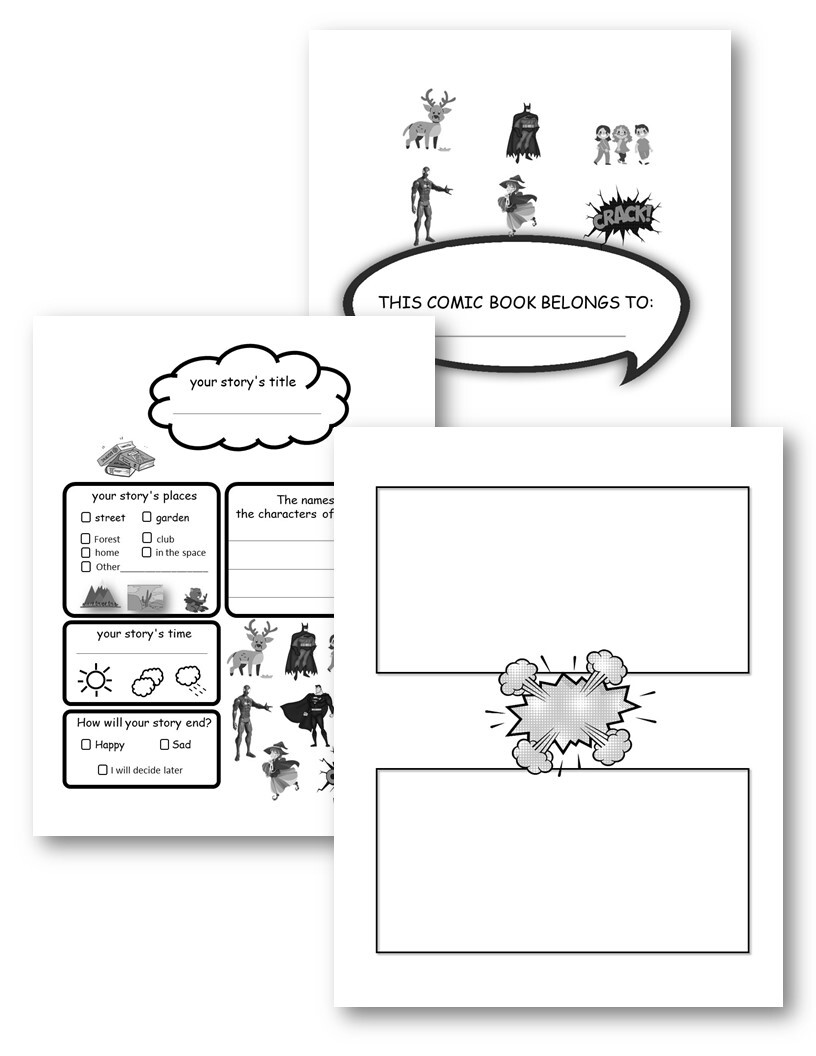 COMIC BOOK 4-6 OLDS (internal content)