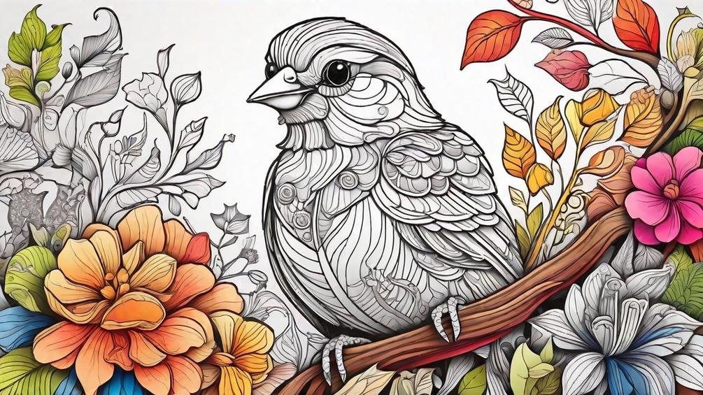 10 high quality bird themed coloring pages