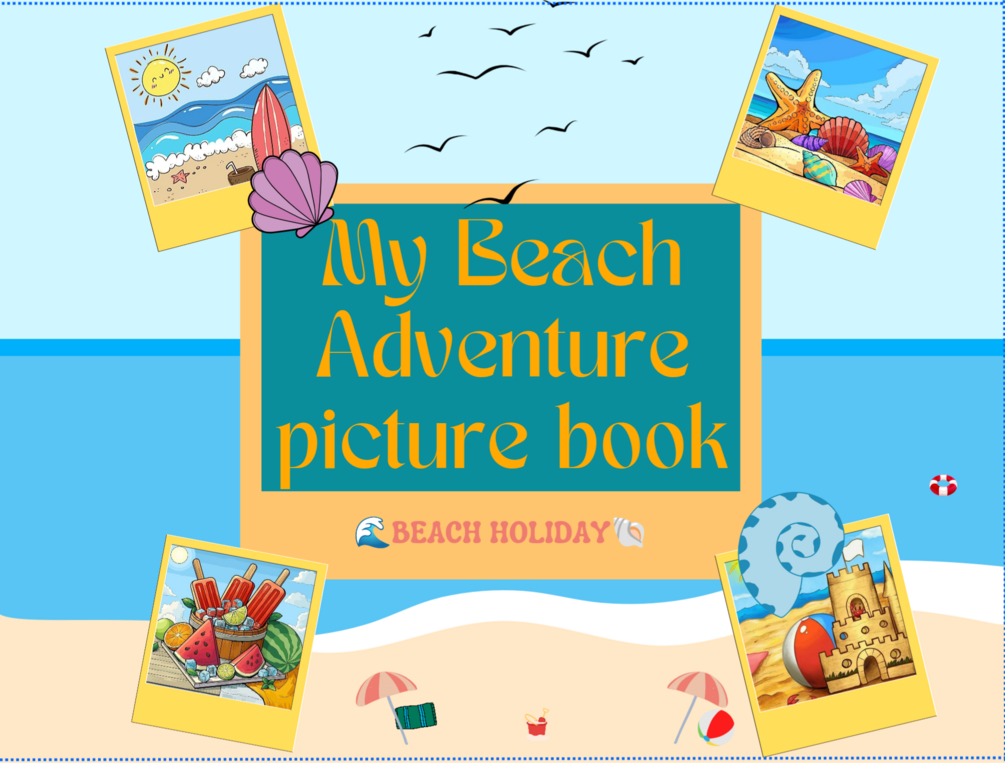 Beach Adventure picture book for kids