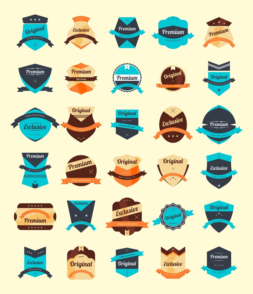 Old Time Labels Collection