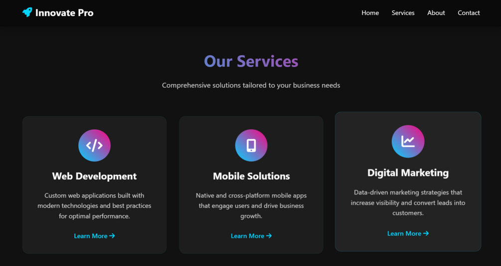 Landing Page Template — Modern, Responsive HTML/CSS/JS