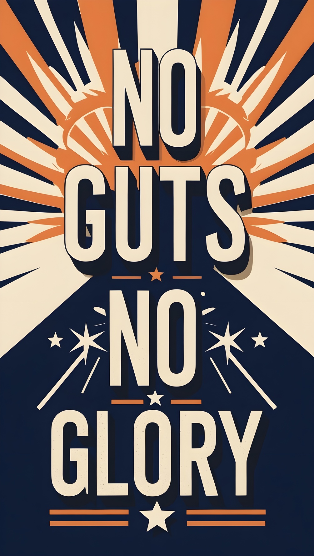 No Guts No Glory — FREE Motivational Wallpaper