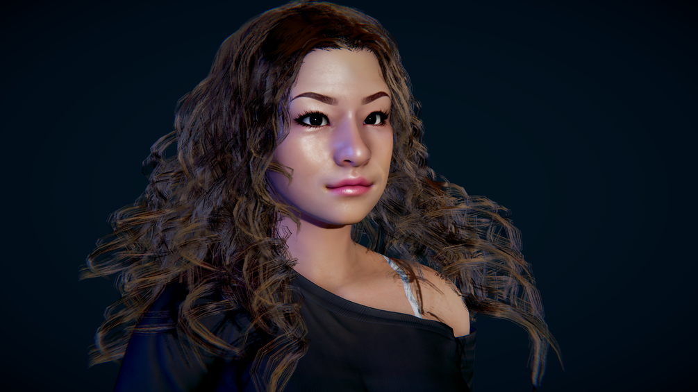 Idol3D's Girl (Character Name "REQ.15")