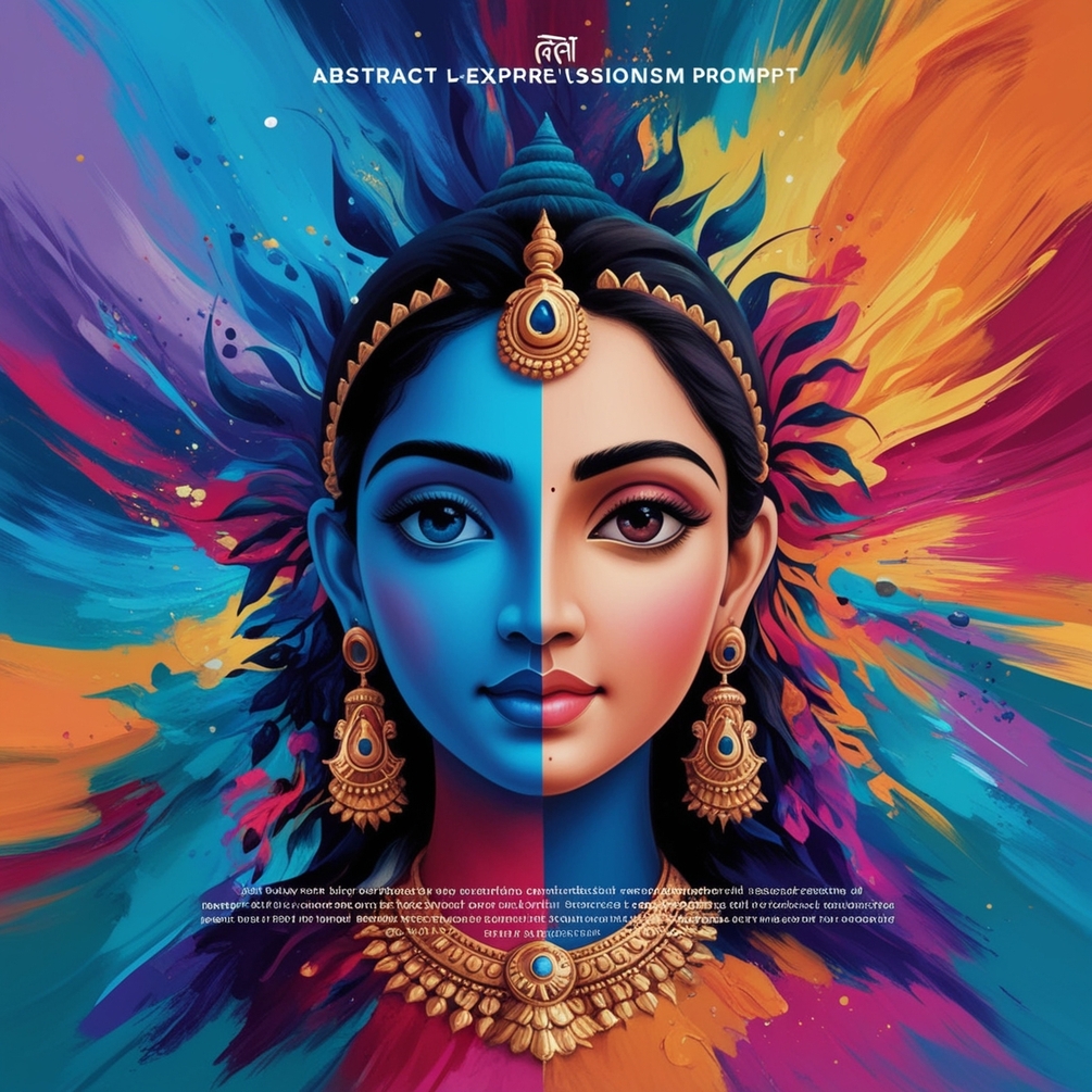 Title: 🎨 Abstract Expression Image of Gods: Explore the Divine in Art 🌟 ...