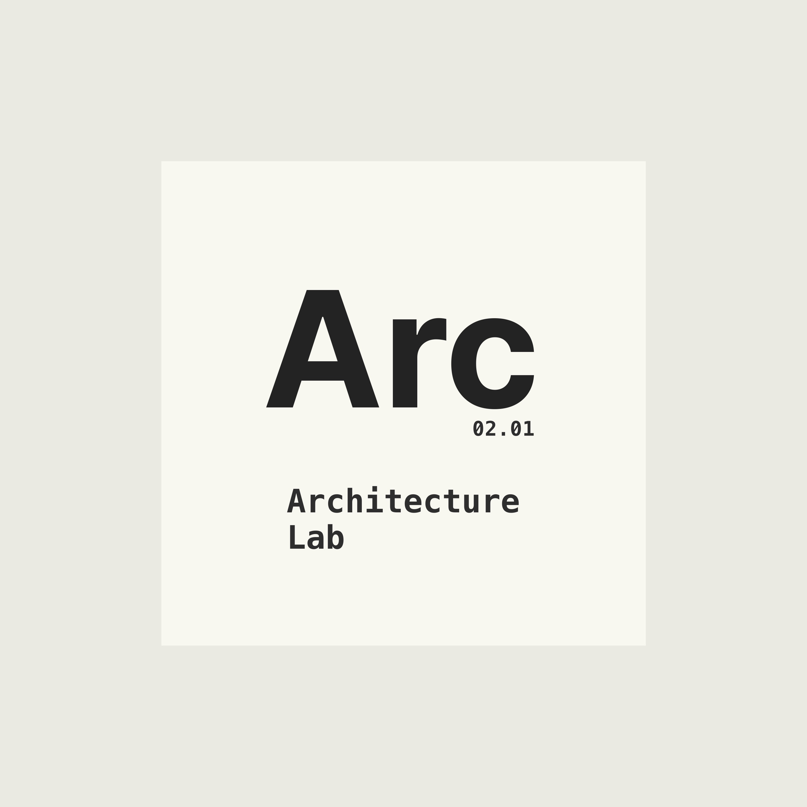 Arc Lab Report No.1: "Introducing Arc" - Arc