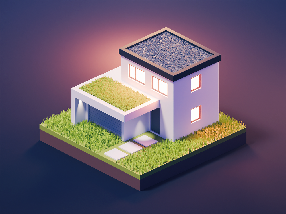 Free 3D Blender House Scene
