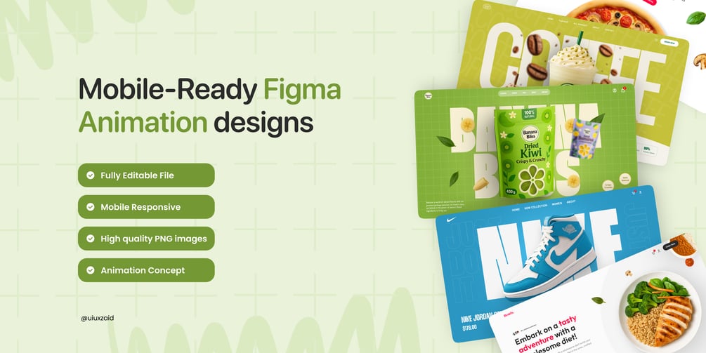 Mobile Ready Figma Animation Design