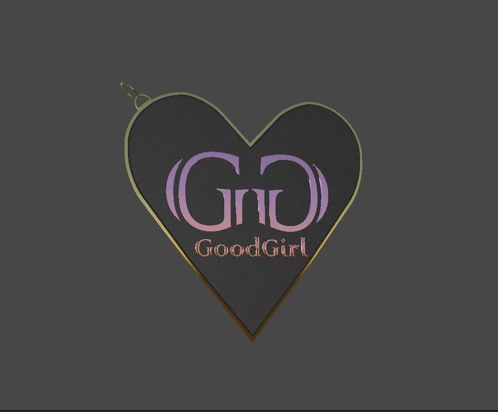 GG Heart Ear Tag