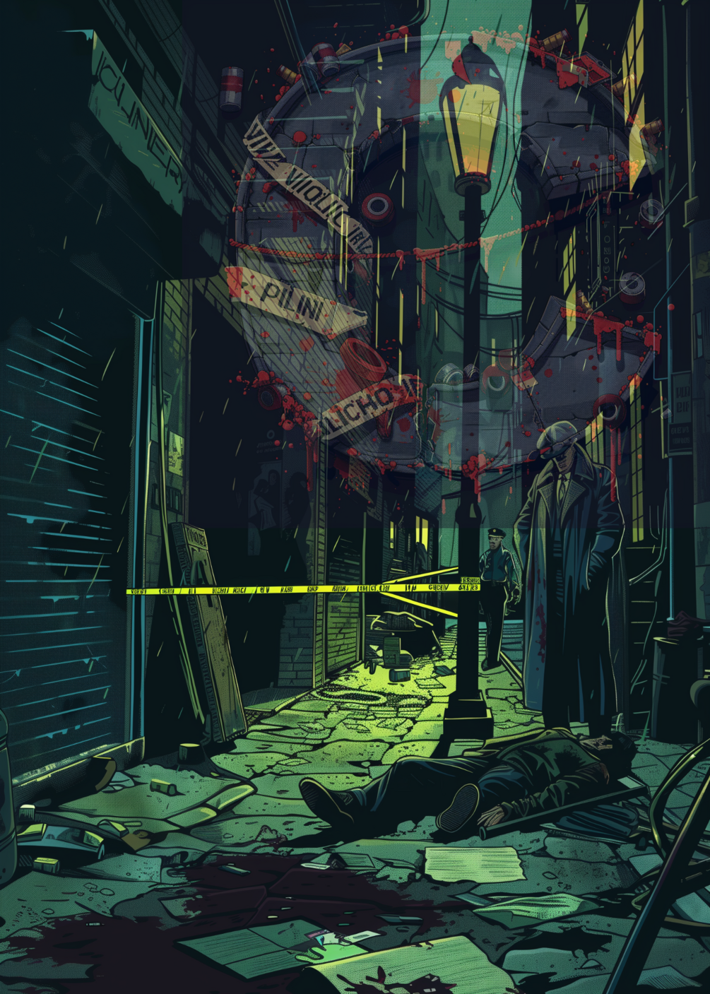 True Crime Art Wallpaper & Print Pack - Desktop, Mobile, & 5x7 Print