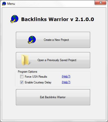 Backlinks Warrior Software
