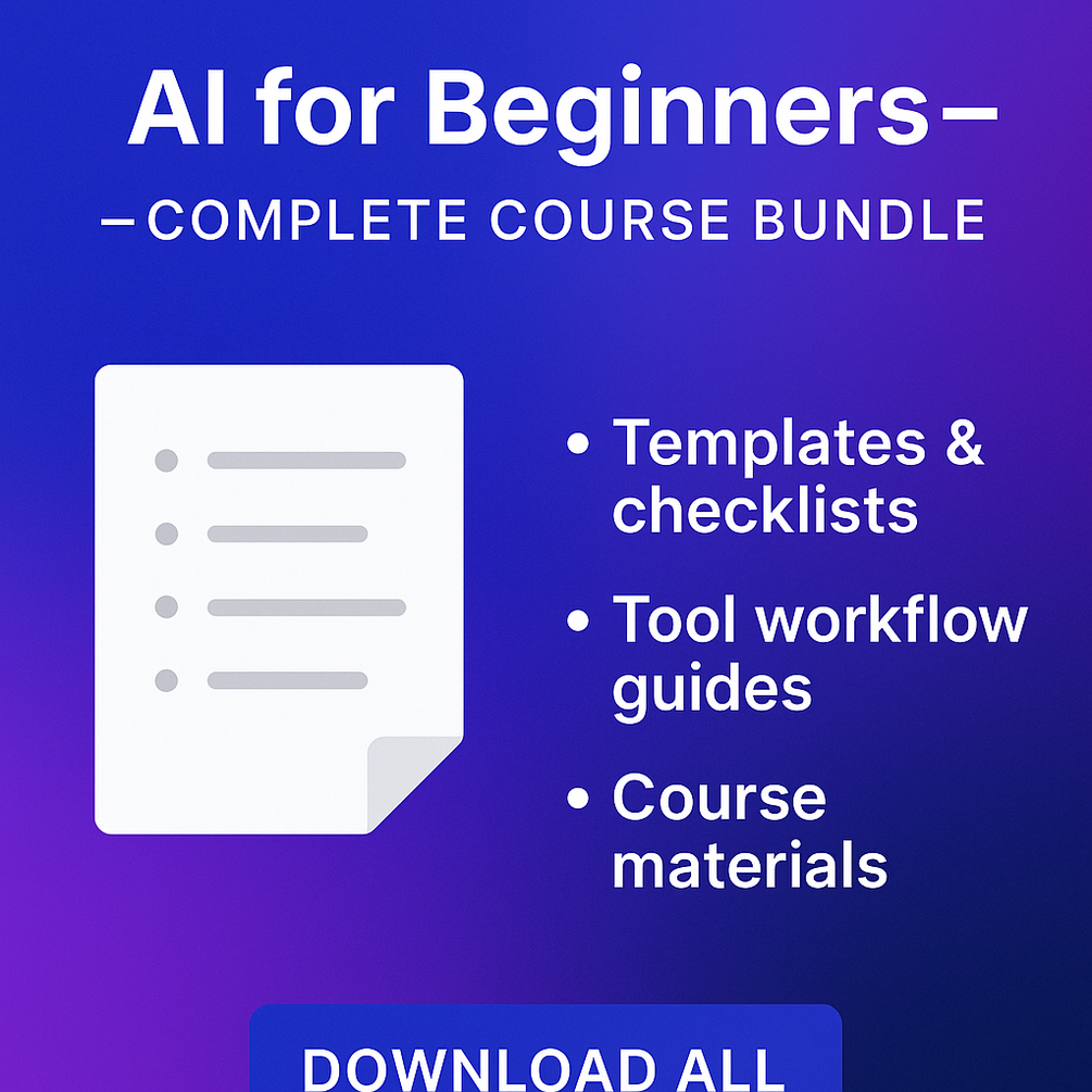 AI for beginners Complete course bundle