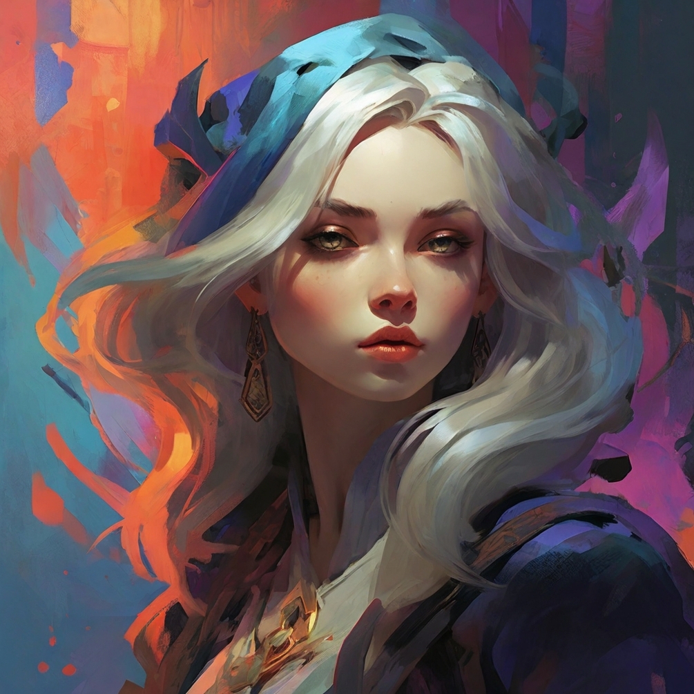 Female Mage – Stylized Character Concept