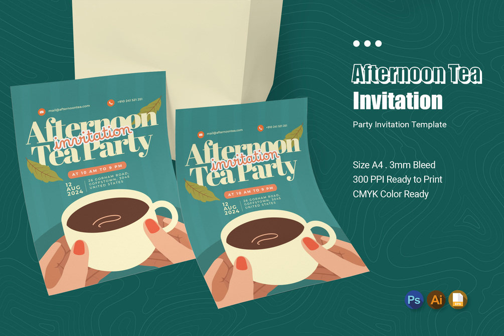Afternoon Tea Party Invitation