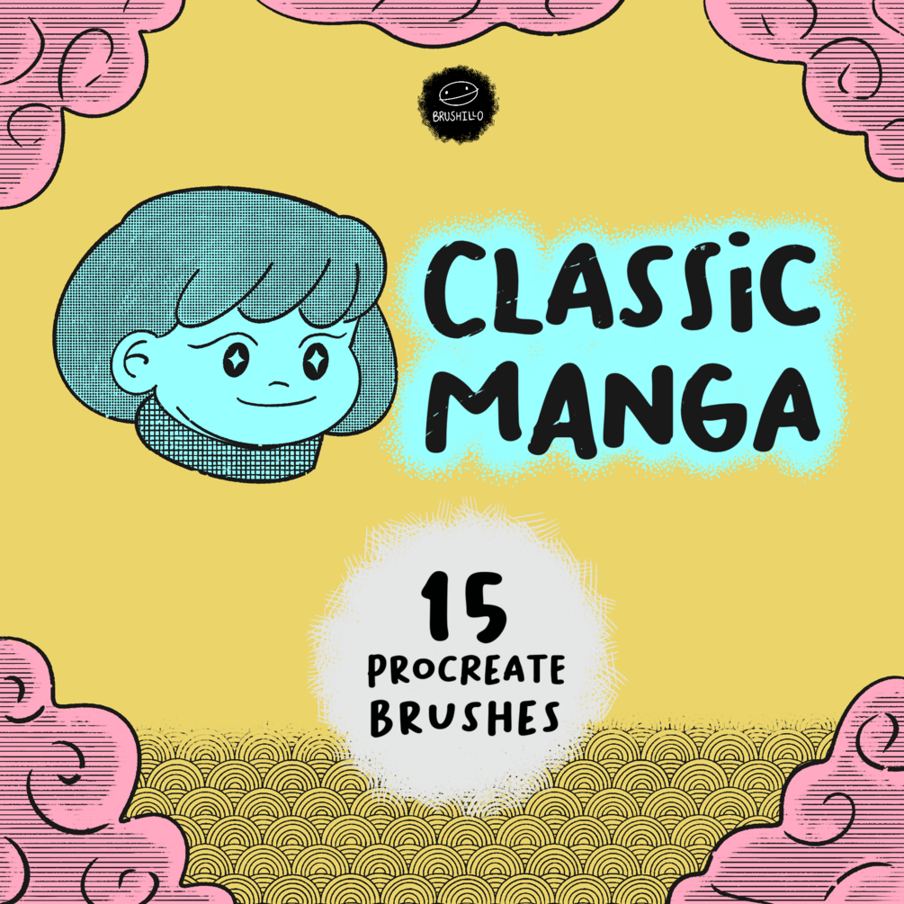 Classic Manga Brush Set