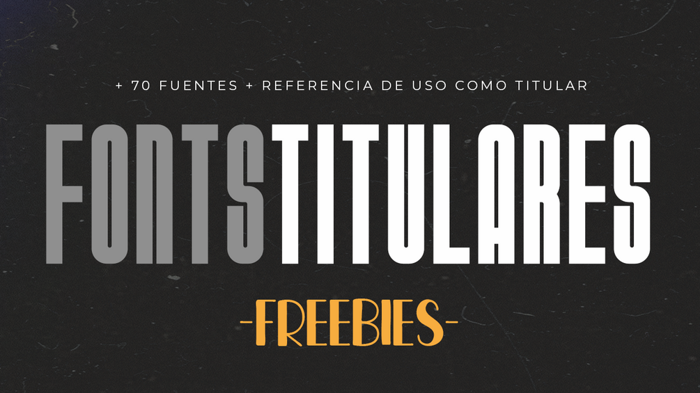 Fonts - Titles | Freebies