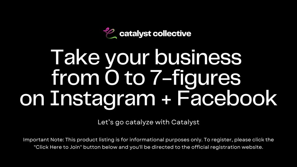 Catalyst Collective | The INSTAGRAM + FACEBOOK Accelerator for ...