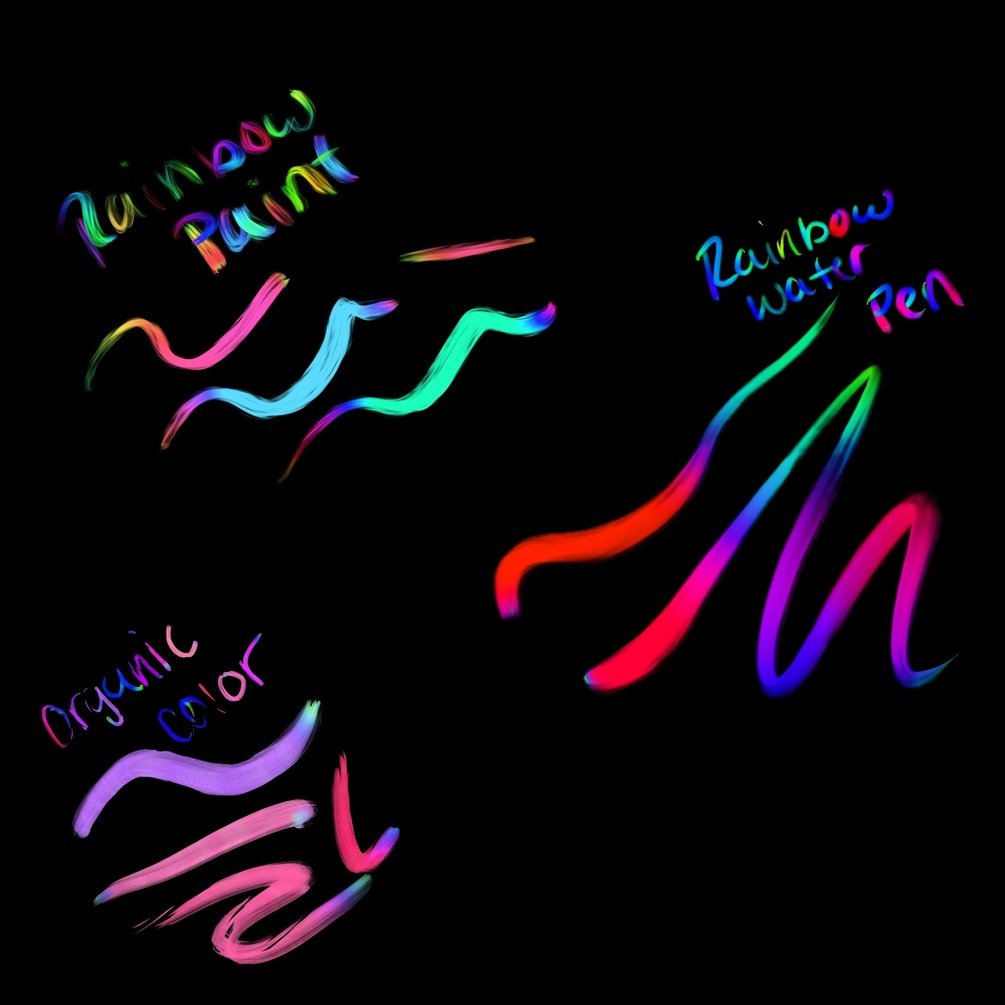 Rainbow Brushes for Procreate 5