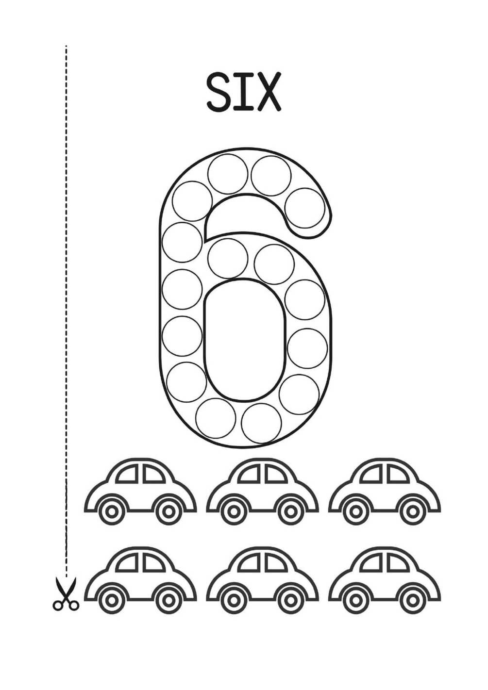 Numbers Dot-A-Dot Clip Art 0-10 (A4) – Perfect for Learning and Fun!