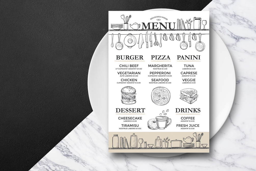 Elegant Dinner Menu