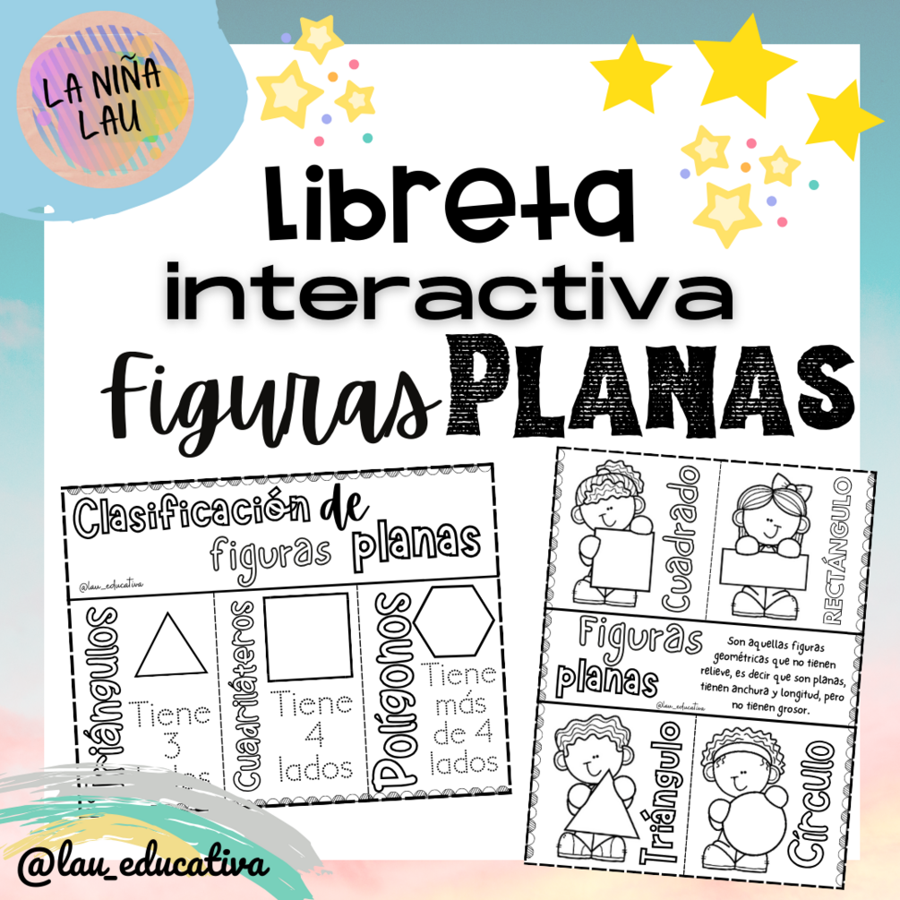 ⏹⏺ LIBRETA INTERACTIVA FIGURAS PLANAS ️🔽