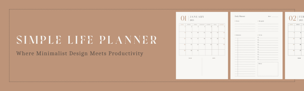 Minimalist Daily Planner with To-Do Lists