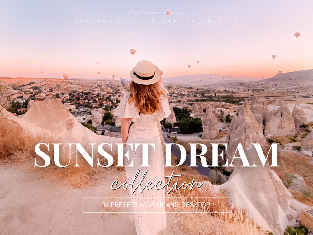SUNSET DREAM Lightroom Presets Pack for Mobile & Desktop