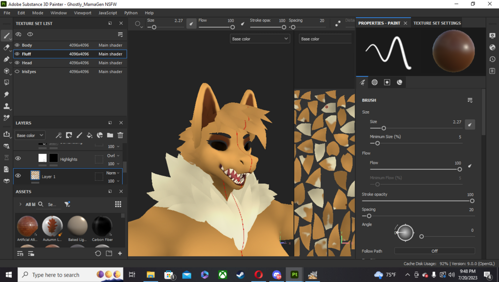 Eevee Mama-Gen Texture (SFW/NSFW/Maternity)