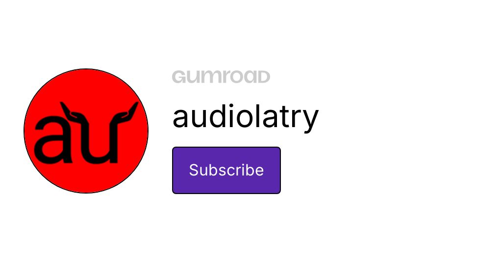 audiolatry