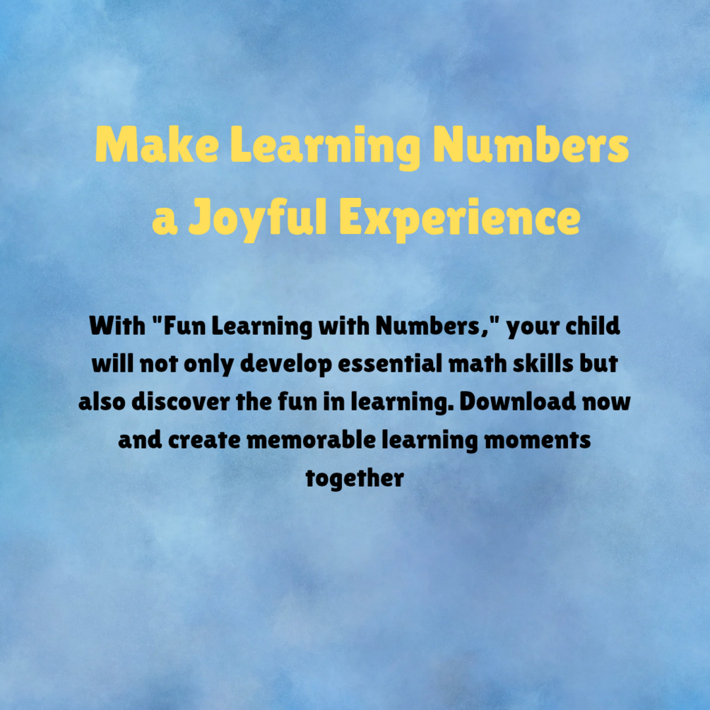 Fun Learning with Numbers