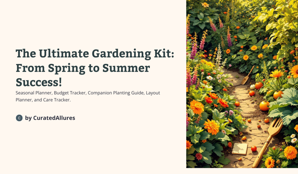 First-Time Gardener Planner: Layout, Sunlight & Planting Guide