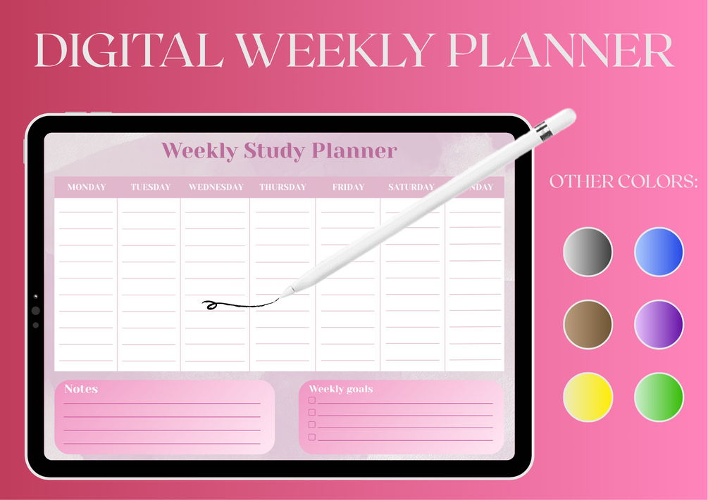 Weekly Study Planner