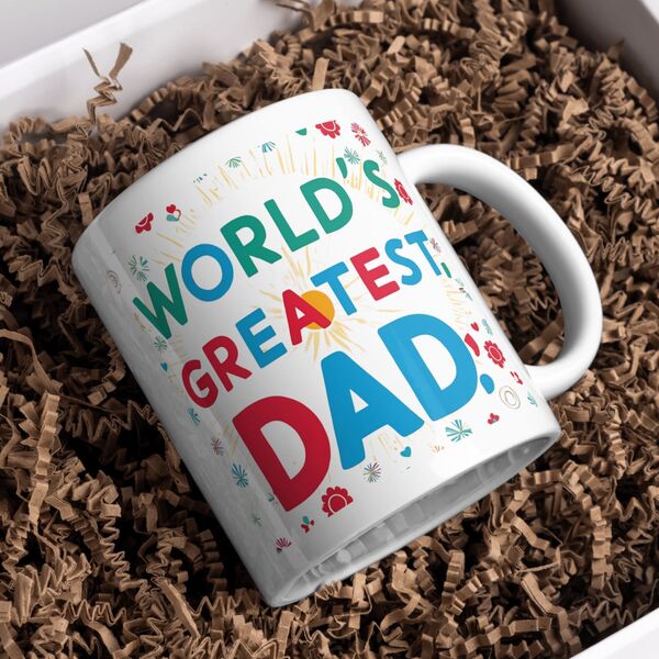 World’s Greatest Dad Mug Design | Perfect for Father’s Day Gifts ...