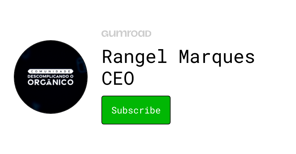Rangel Marques CEO