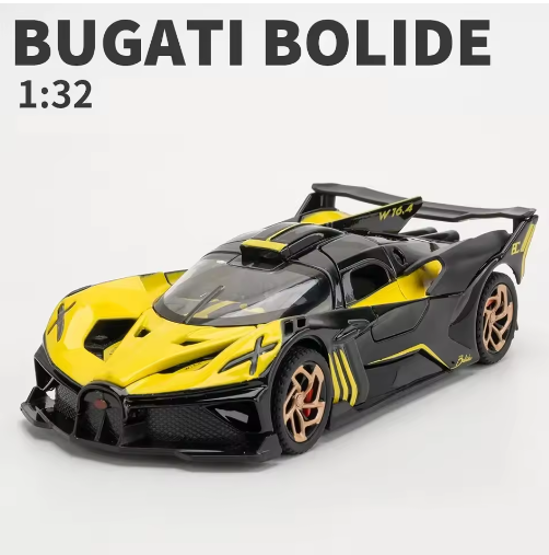 Bugatti bolide Alloy Sport Car model