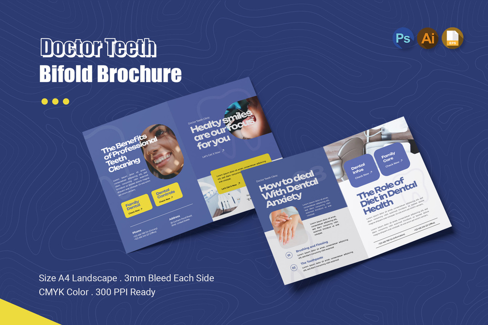 Doctor Teeth Bifold Brochure