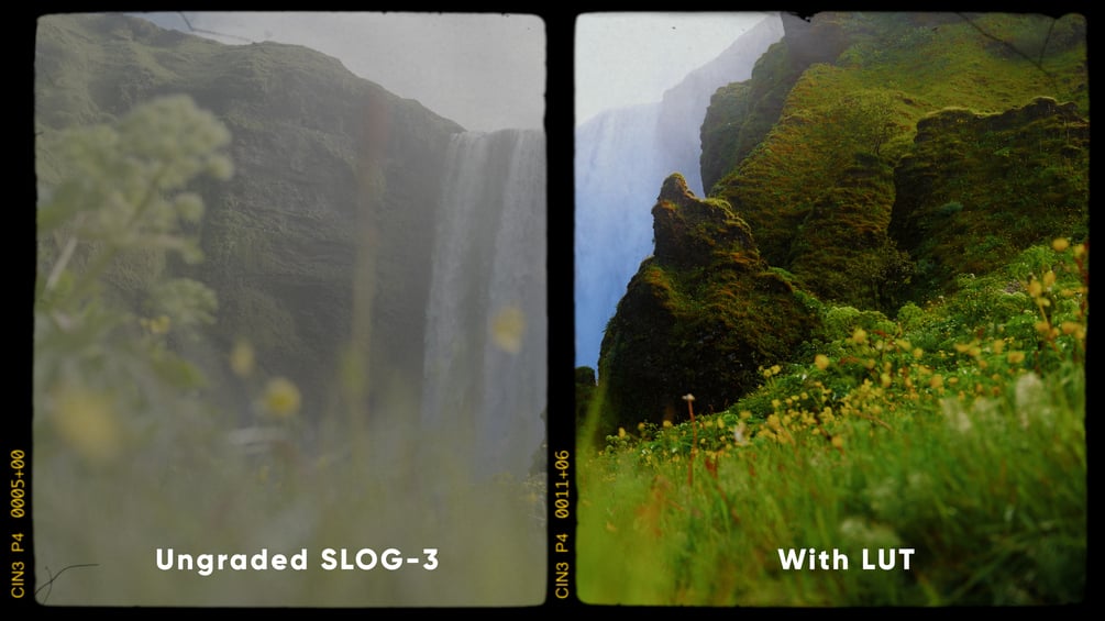S-LOG 3 CONVERSION LUTS