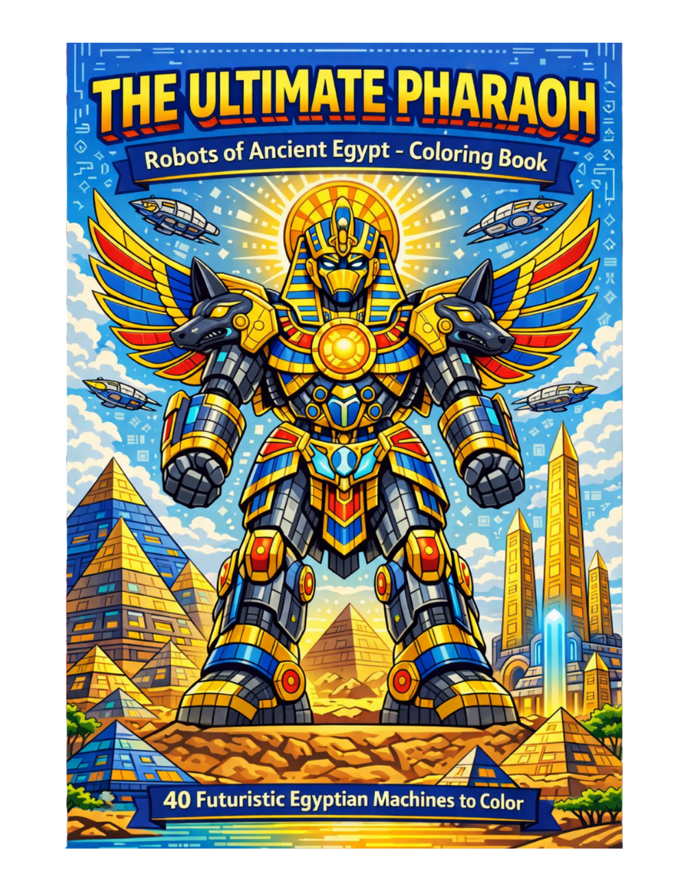 The ultimate pharaoh. Robots of Ancient Egypt _coloring book