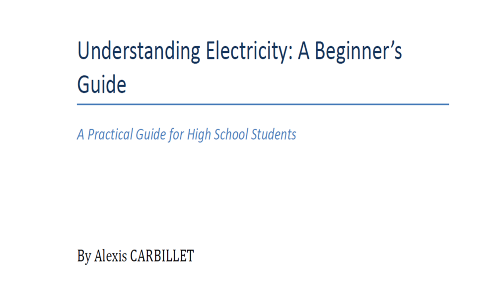 Understanding electricity