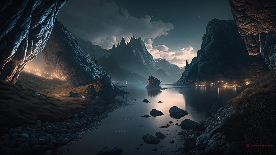 Desktop Wallpaper Pack, Fantasy, Landscapes 1, containing 50 high ...