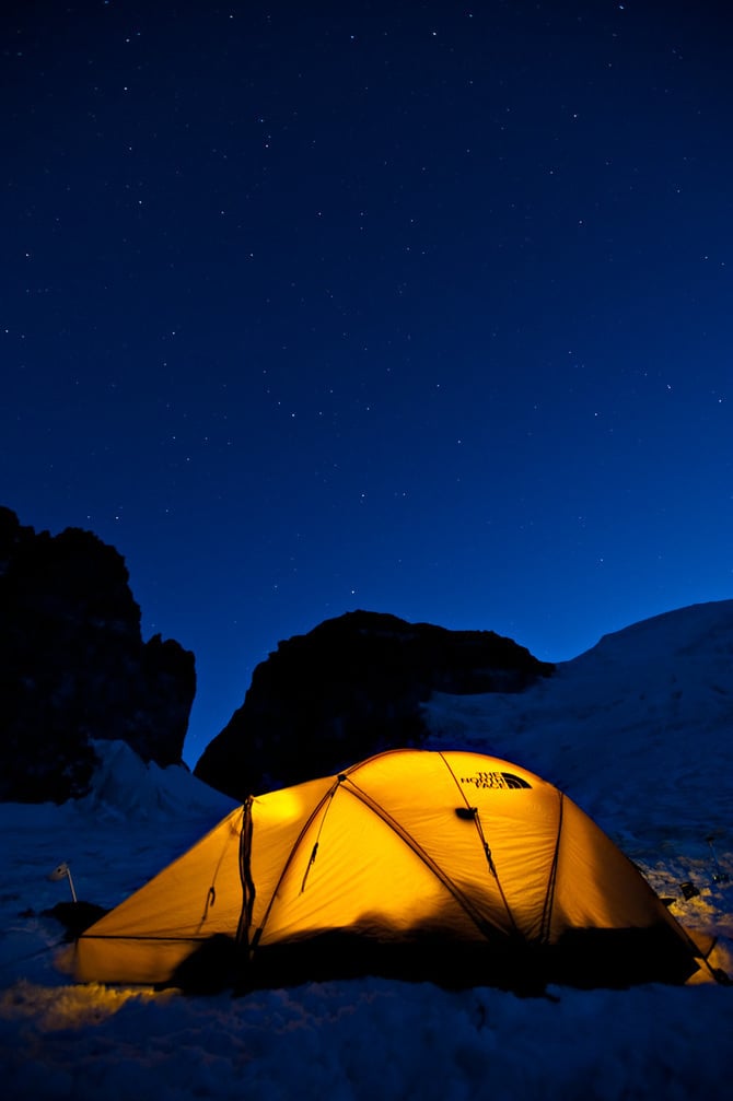 High Camp: 30" x 20"