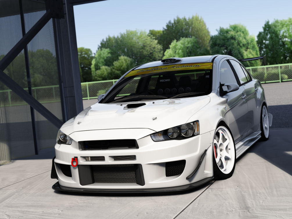 Mitsubishi Lancer Evolution X Sunline Racing Drift mod for Assetto Corsa