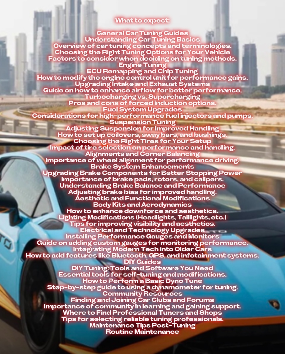 Ultimate Tuners E-Guide