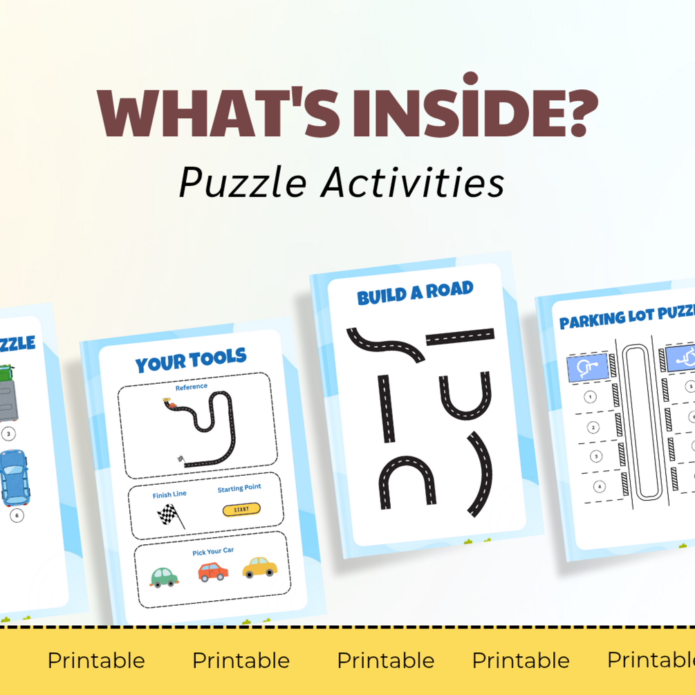 Printable Vehicle Adventure Activity Book for Kids – Includes Cars ...