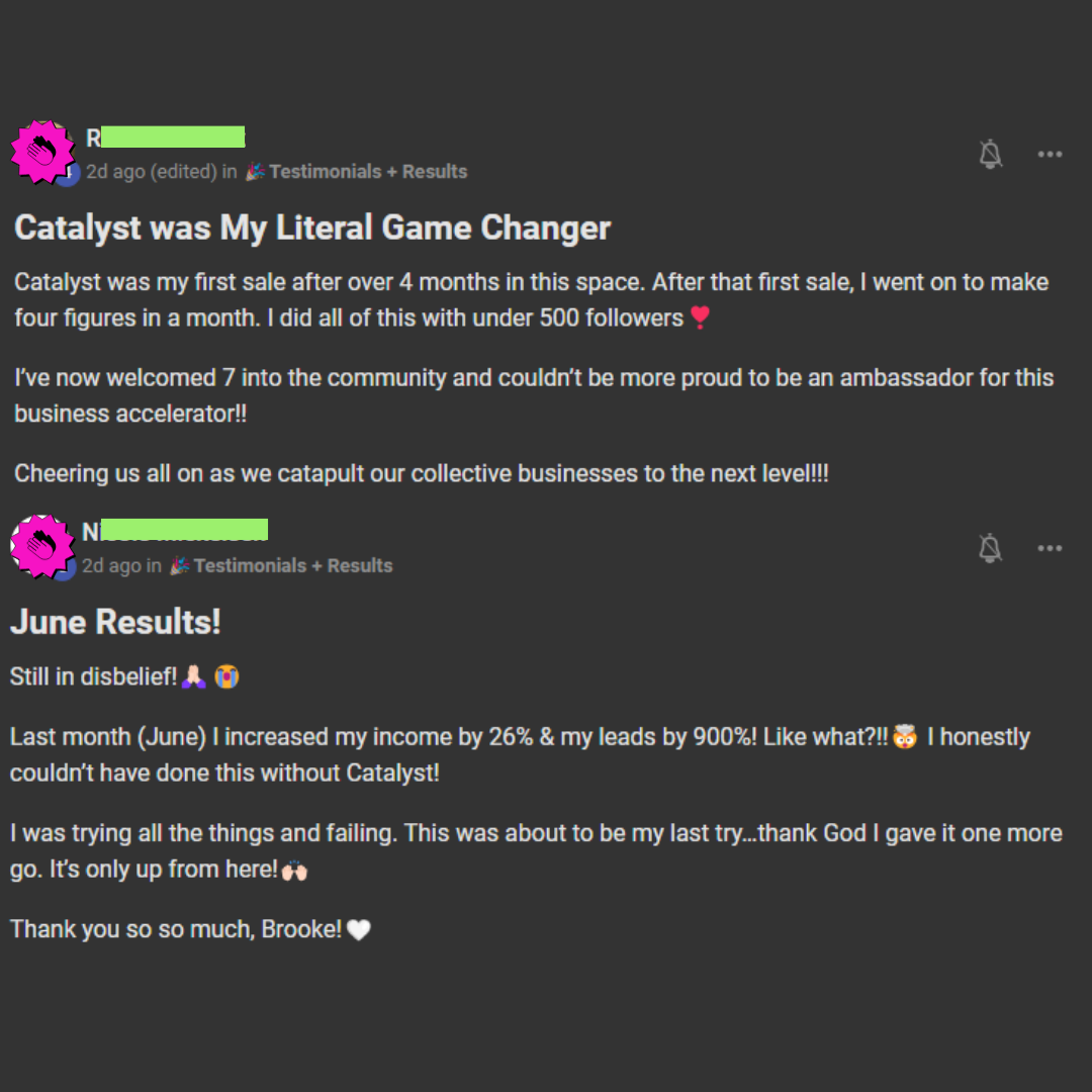 Catalyst Collective | The INSTAGRAM + FACEBOOK Accelerator for Entrepreneurs