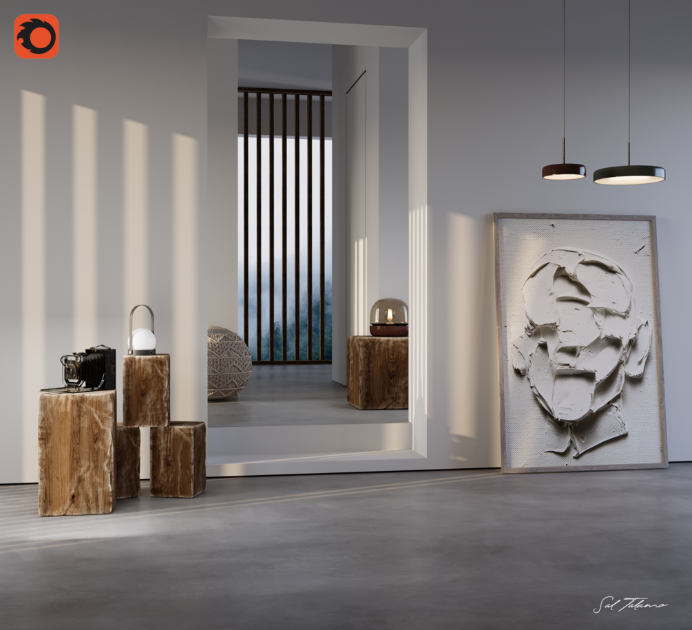 2 New Style Studio Light Corona Render 9