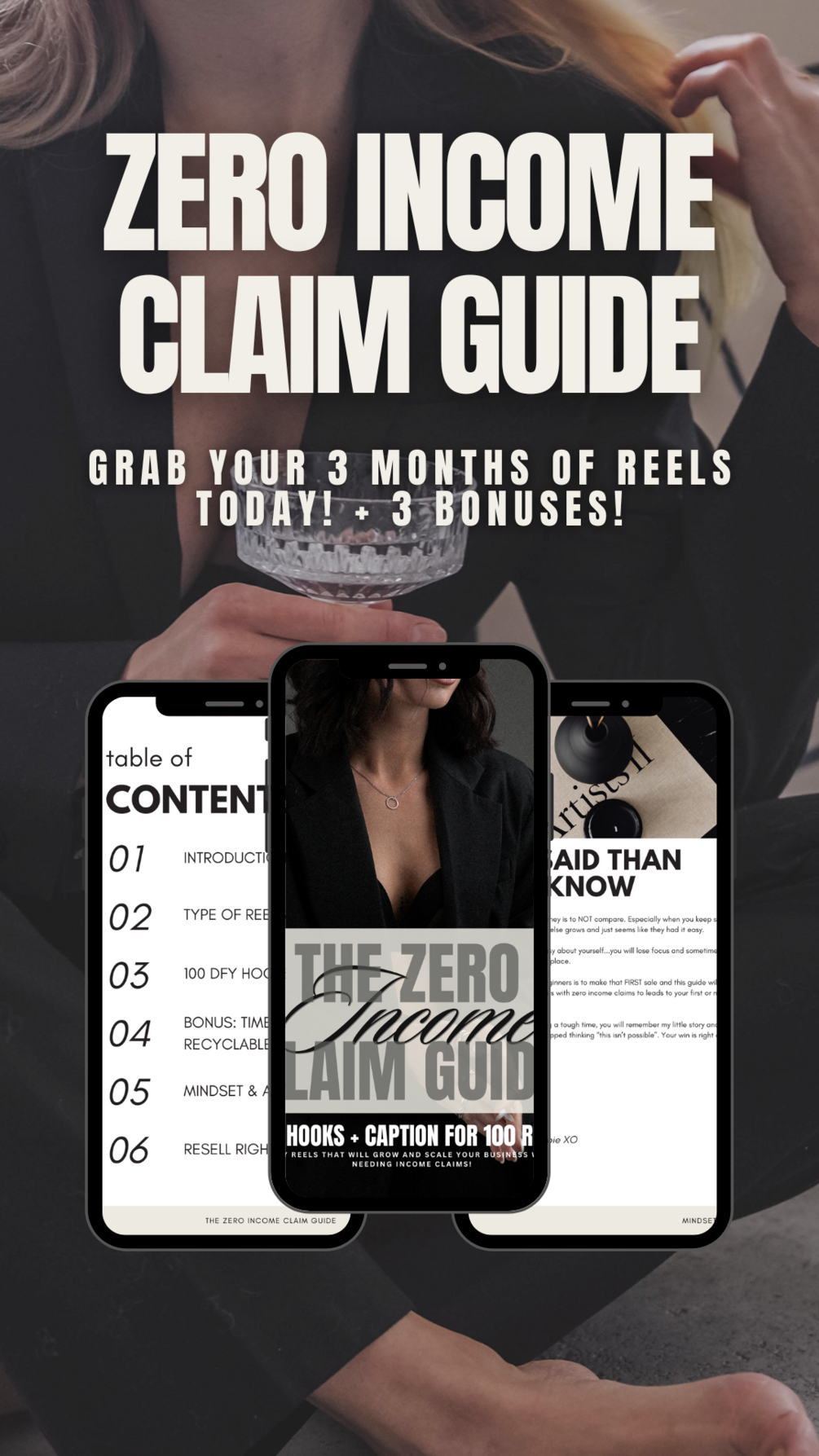 The Zero Income Claim Guide + Bonuses