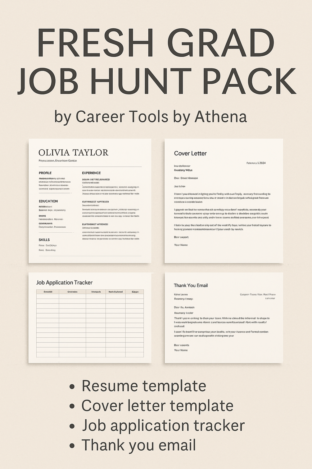Fresh Grad Job Hunt Pack