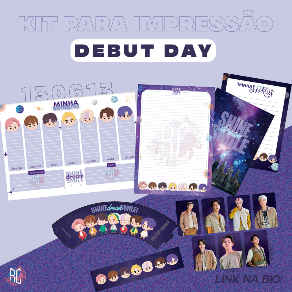 DEBUT DAY - printable kit