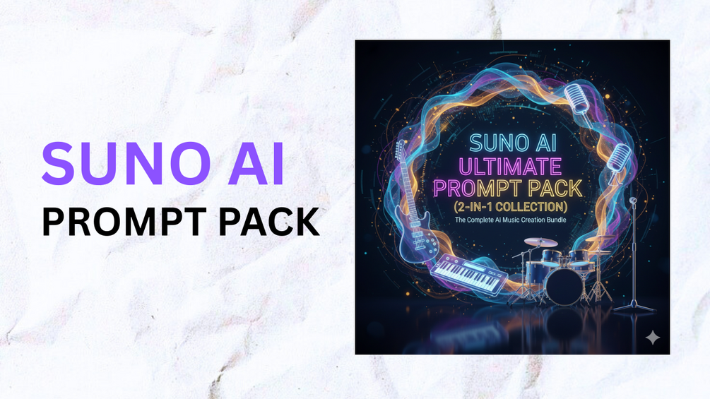 SUNO AI ULTIMATE PROMPT PACK