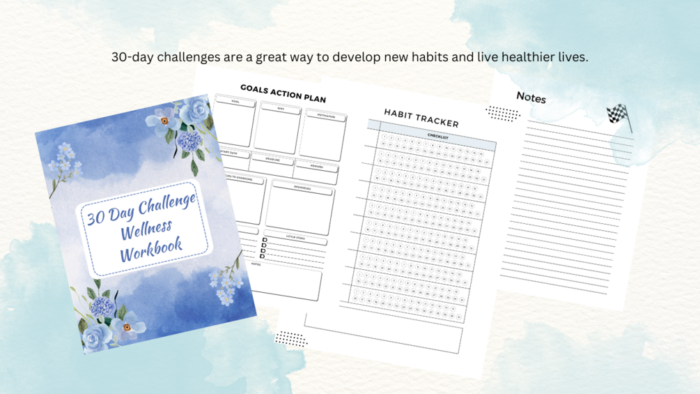 30 Day Challenge Wellness Workbook